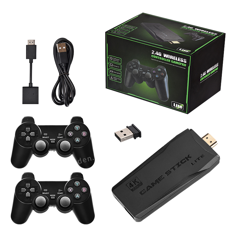 M8 Family TV 64G Video Game Console Christmas Gift 2 Wireless ...