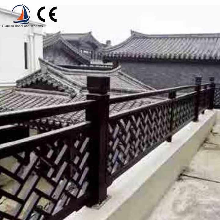 Outdoor Aluminum Deck Railing Panels Contemporary Style Long-Lasting No ...