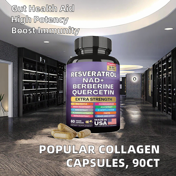 Factory Stock 90-Capsule Collagen Capsules Direct Delivery for Cross ...