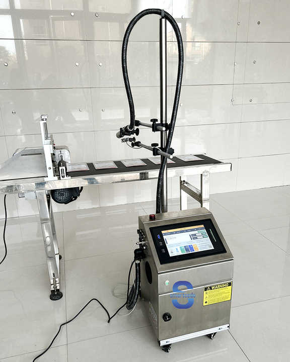 Industrial Cij Continuous Inkjet Printer Small Character Inkjet Printer Date Batch Number Coding ...