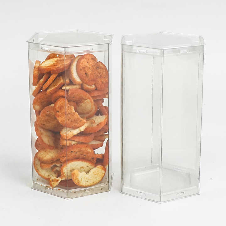Clear Plastic Cylinder Tube Packaging For Cookies Tube Box Cookie Tube ...