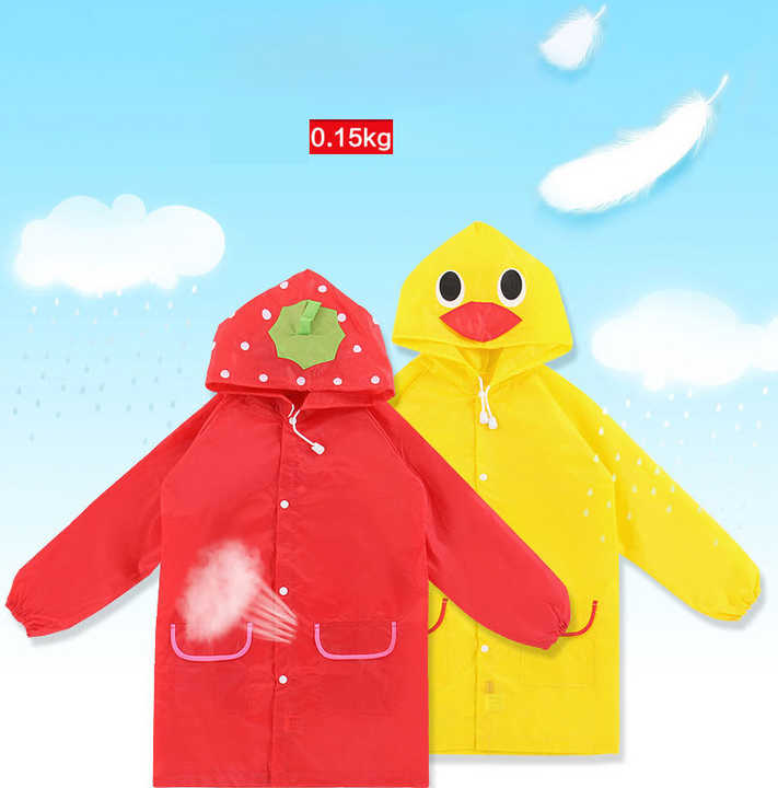 DD1170 Animal Children Wear One Piece Rain Suit PEVA