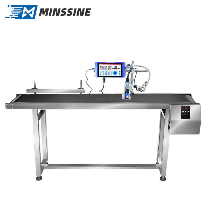 New Inkjet Printer Equipment Smart Flat Conveyor Food Packaging ...