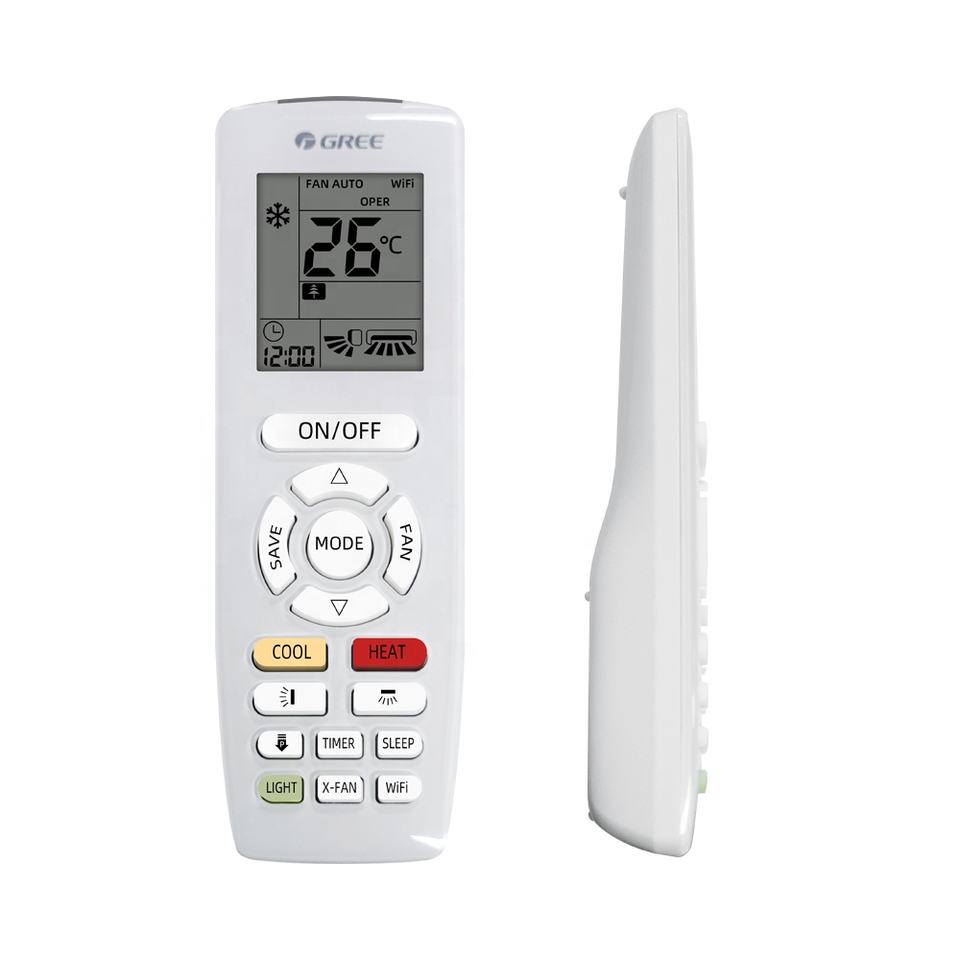 Gree Universal Air Conditioner Remote Controller - White Plastic