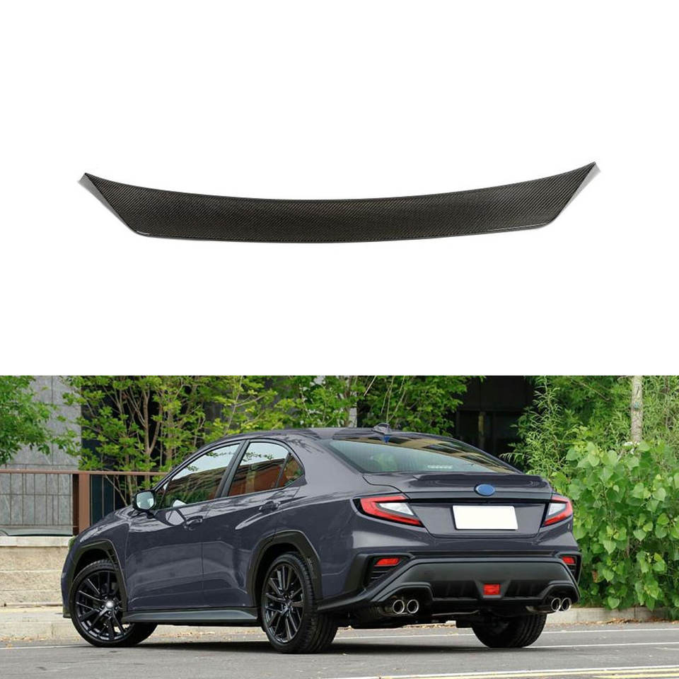 Real Carbon Fiber Rear Spoiler for Subaru WRX VB GT RS TS Premium ...