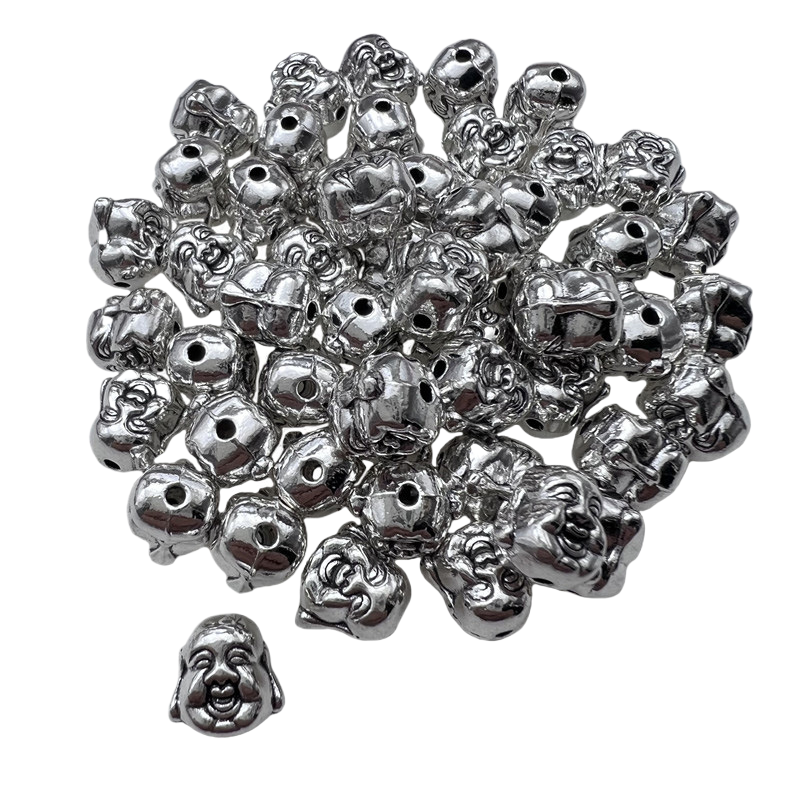 Junkang 4 Types Of Buddha Head And Statue Perforated Interval Beads Diy ...