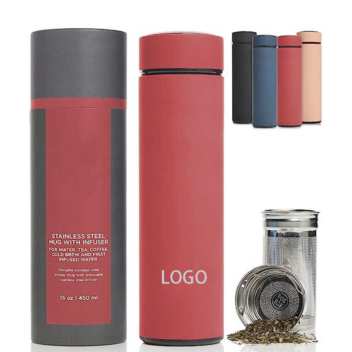 Portable Flasks Vacuum Tea Thermos Stainless Steel Water Bottle Tea ...