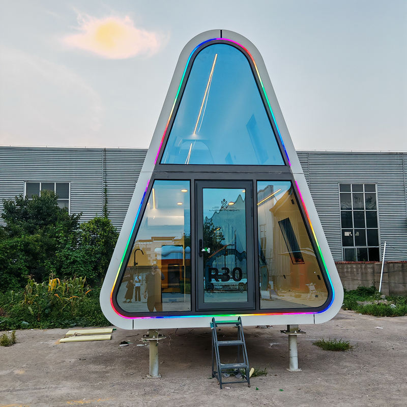 Triangle-Shaped A-Frame Cabin Modular Design for Eco-Friendly Glamping ...