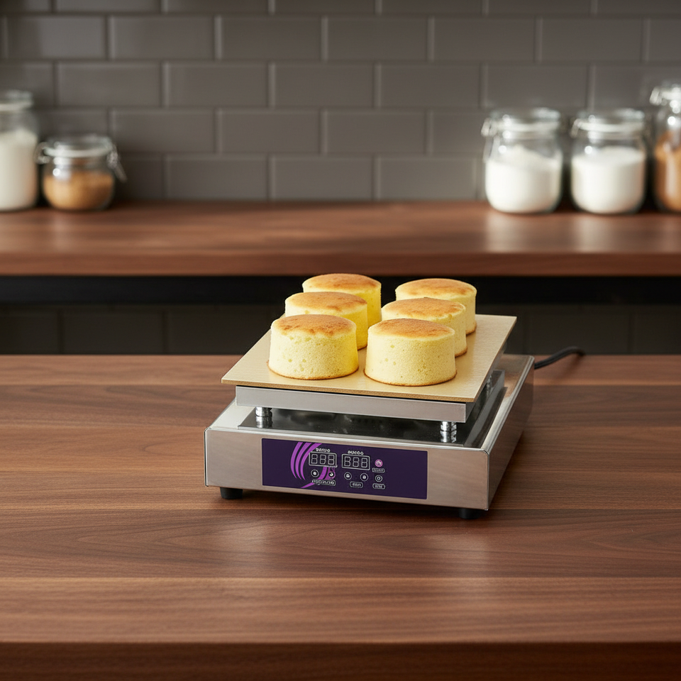 NEW High Productivity Electric Souffle Waffle Maker Machine Timer ...