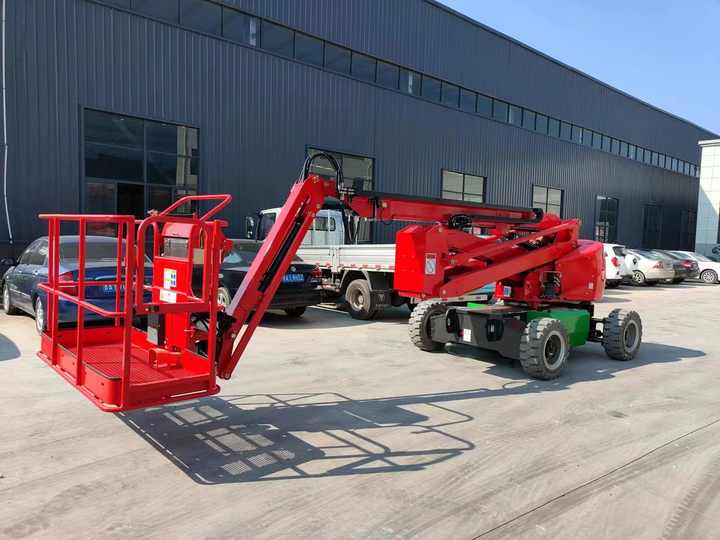 Self Propelled Curved Arm Elevator Articulated Boom Aerial Work ...