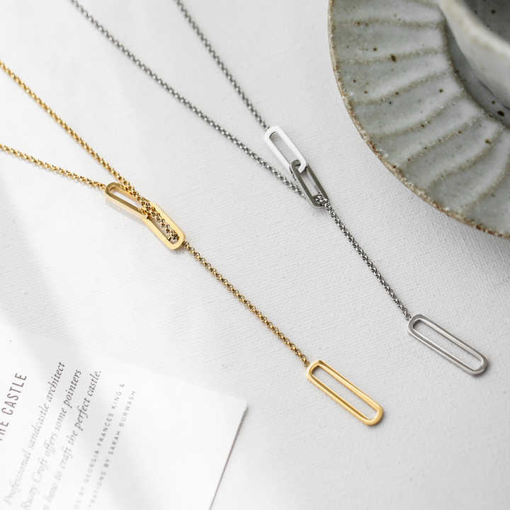 Minimalist Gold Slip Chain Choker for Women - Waterproof