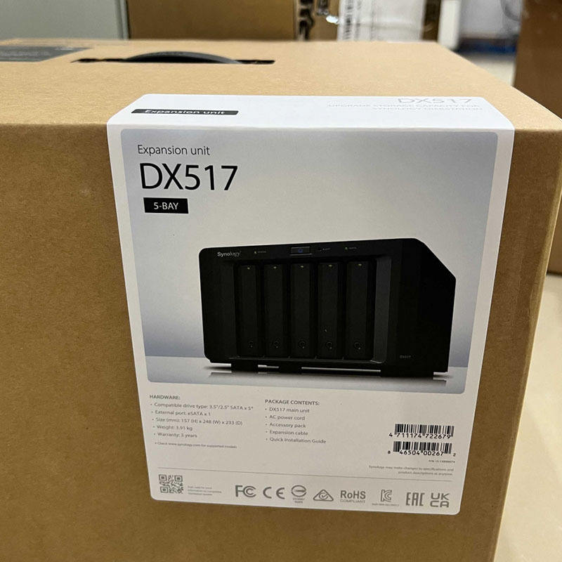 For Synology DX517 5-Bay NAS Expansion Unit with SSD & USB Interface ...