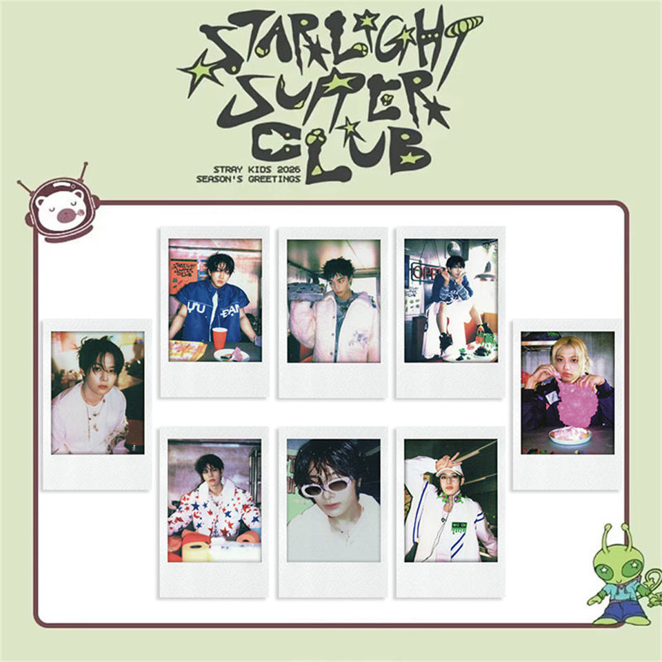 8Pcs KPOP Stray Kids 2026 Season'S Greeting HD Photocards FELIX HYUNJIN ...