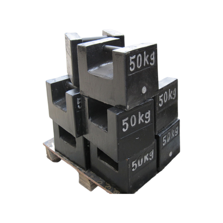 ACCURATE WEIGHT M1 50kg Counterweights Cast Iron Dead Weight Measure ...