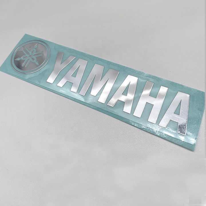 Metal Labels Custom Logo Stickers Waterproof Transparent Transfer Metal ...
