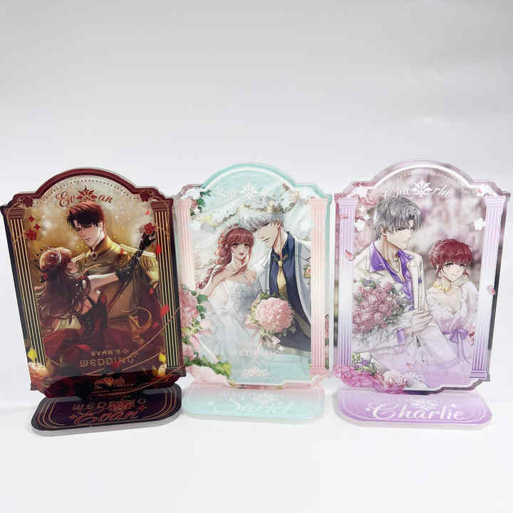 Custom Anime Quicksand Standee Acrylic Plastic Crafts
