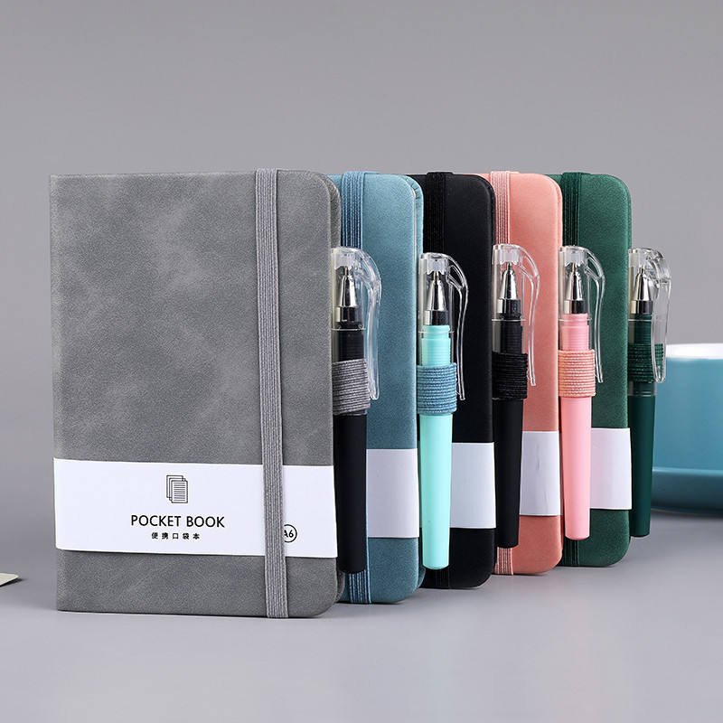 Hot Custom logo Printing A5 A6 A7 Hardcover Pu Leather School Notebook ...