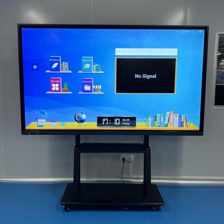HD 4K LCD Display Smart Bord Interactive Whiteboard Panel Digital Smart ...