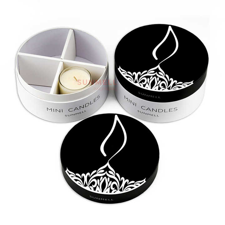 Custom Luxury White Candle Gift Box - Recyclable & Stylish