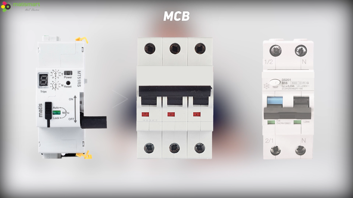 Matis MT51RA remote control mcb rccb rcbo recloser with MOUBUS RS485 ...