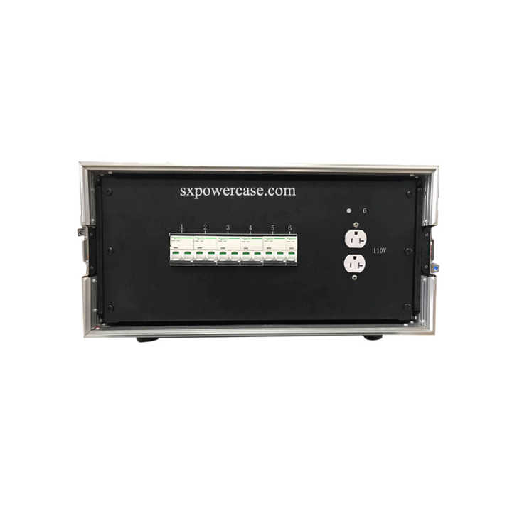 50 Amp Power Distribution Box for Stage Event Rack Mount