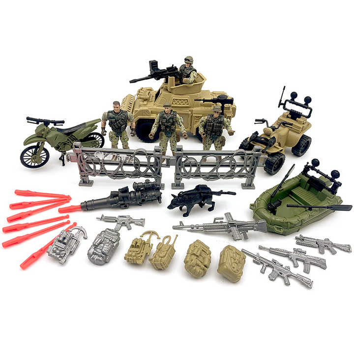Hot Selling Soldiers Figures Military Toy Army Vehicles And Weapon ...