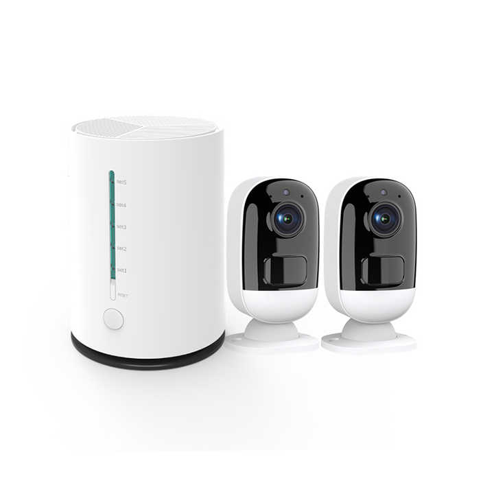 Wifi CCTV Security Battery Camera System - 3MP Monitor Kit