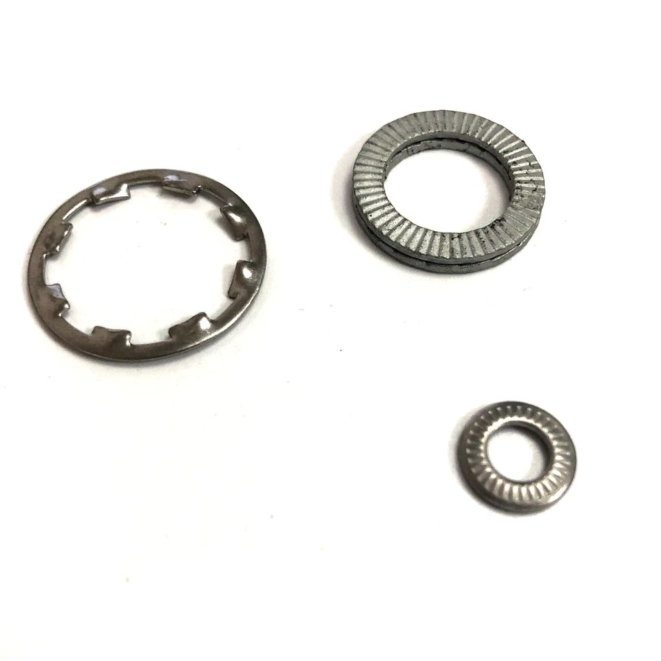 SS DIN 6797 Carbon Steel Serrated Safety Lock Washer Zinc-Plated Inner ...