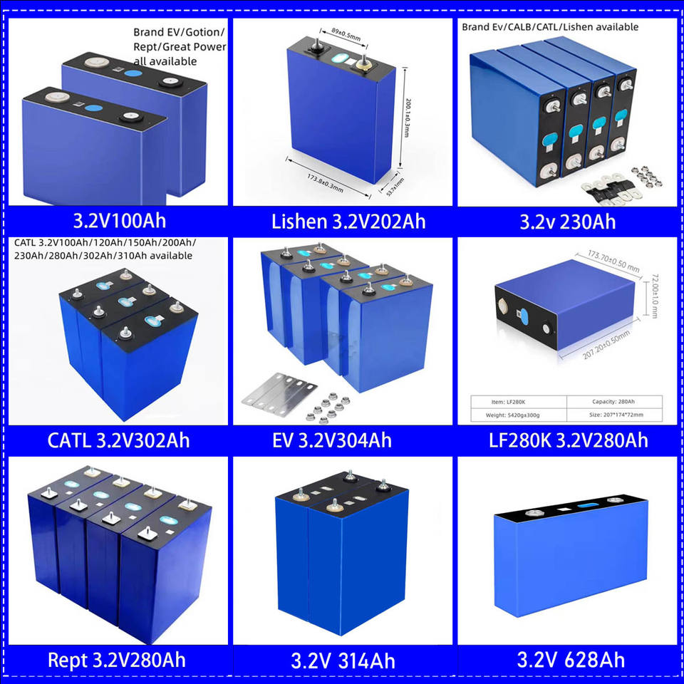 Batteries Lithium Battery 3.2V 314Ah Lithium Ion Battery 314Ah Lifepo4 ...