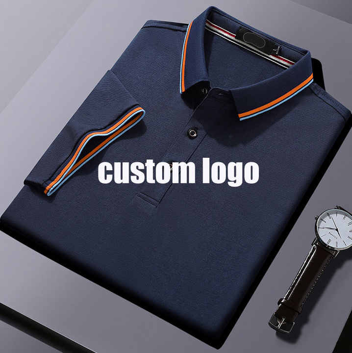Wholesale Mens Polo Shirts with Custom Logo & Anti-wrinkle