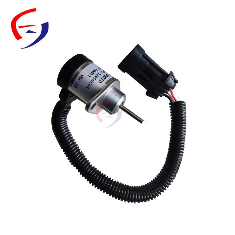 12V Stop Solenoid 1J710-60011 7000769 for Kubota Engine V2607 for ...