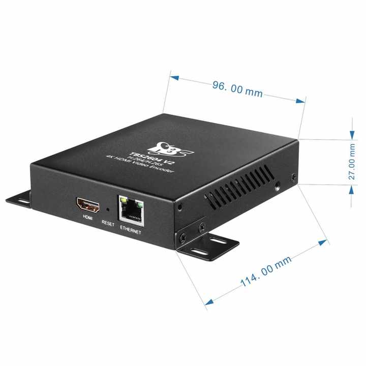 UHD 4K HDMI to IP Encoder Modulator - H.265 & H.264 Video