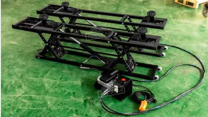 Sunmo Quick Hoist Electric Hydraulic Scissor Car Lift – Portable Auto ...