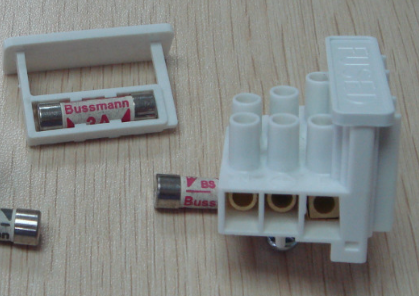 Fuse Terminal Block PA66 Material Housing with Copper Insert 5x20mm ...