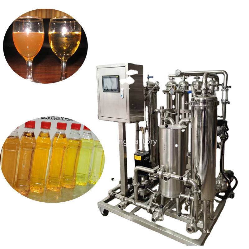 Cross Flow Filter Wine Filtering Machine for Beverage Industrial