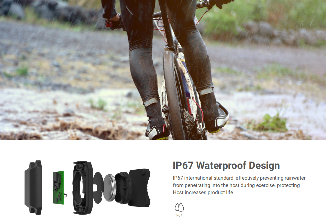 Bike Cadence Speed Sensor, Bike Sensor Bluetooth, ANT+ Speed Sensor ...