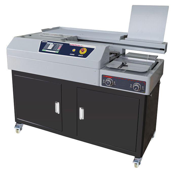 High Working Speed X5 Electric Adhesive Automatic Books Hot Melt Glue ...