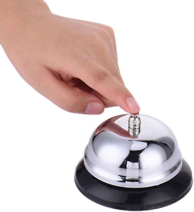 Wall Bell Desktop Ring Service Metal Bell Ding Bell for Restaurant ...