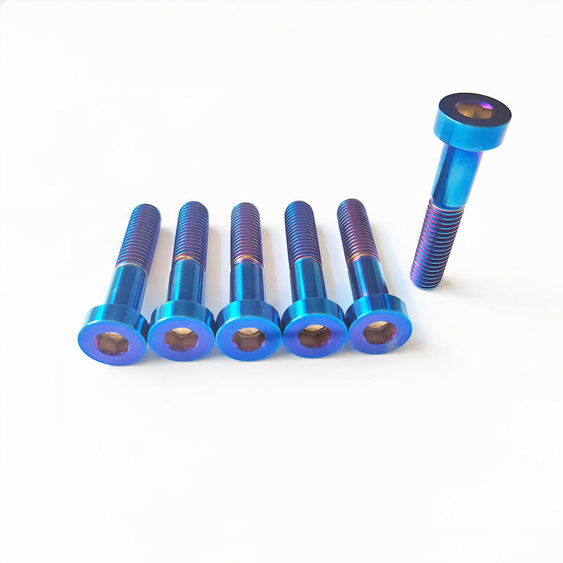 Colorful Titanium Round Hex Socket Head Bolts M8*30| Alibaba.com