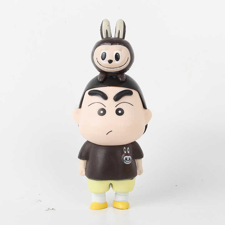 Crayon Shin Chan Labubu Shin Chan DIY 42CM Little White Cute Model ...