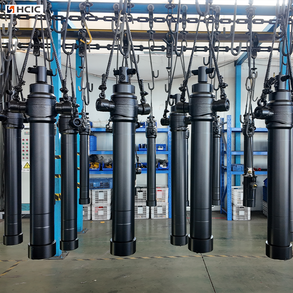 OEM Front Mount Telescopic Cylinder for Dump Truck Trailer with 2500mm ...