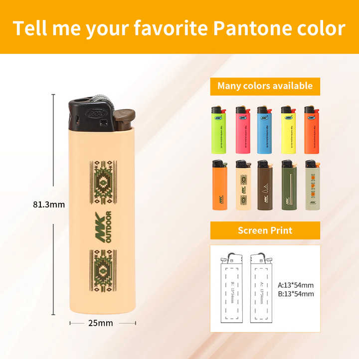 Cheap Plastic Disposable Lighters with Custom Logo
