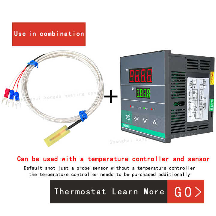 Pt100 platinum thermistor temperature probe, copper bar temperature ...