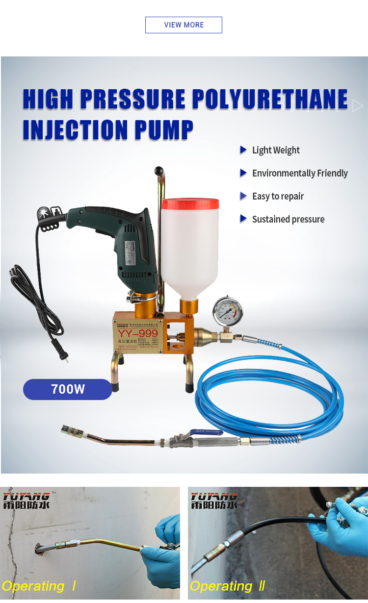 High pressure polyurethane grouting machine, grouting pump for ...