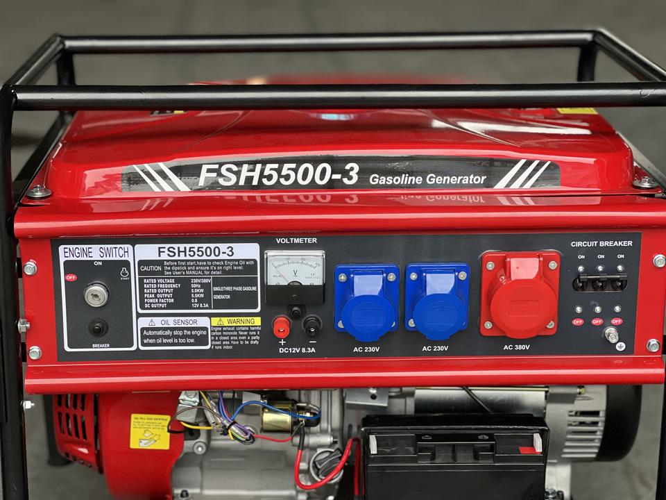 Generator 5.0Kva 5Kw Generator Gasoline 220v Petrol Genset Generator ...