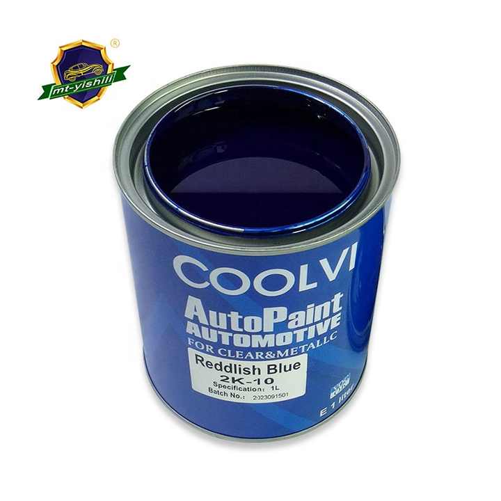High Gloss Car Paint High Quality Automotive Paint 2K Reddish Blue ...