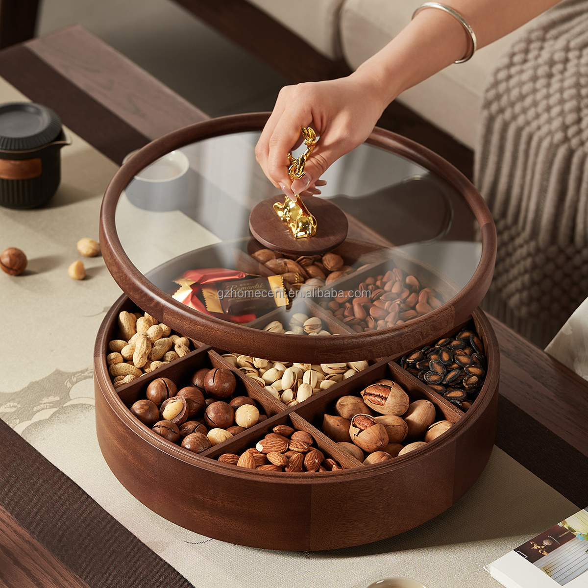 Wooden fruit tray store