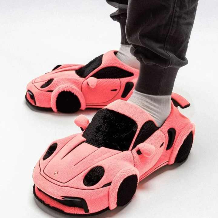 Hot Product Racing Car slippers Simulation Super Car Plush Home Couple ...
