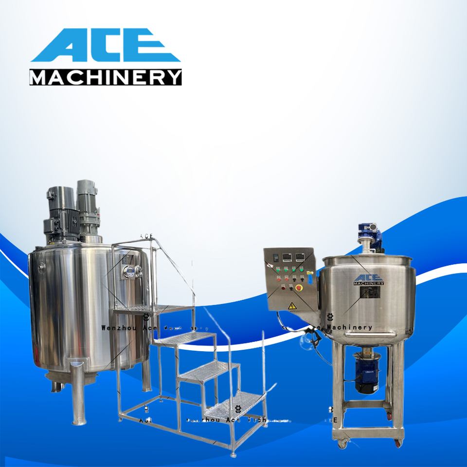 Ace 5000L Blender Mixer With Agitator Tank Plc Controlled Stainless ...