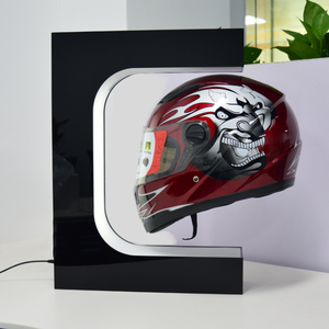 Buy Freestanding magnetic floating helmet display with Custom Designs ...